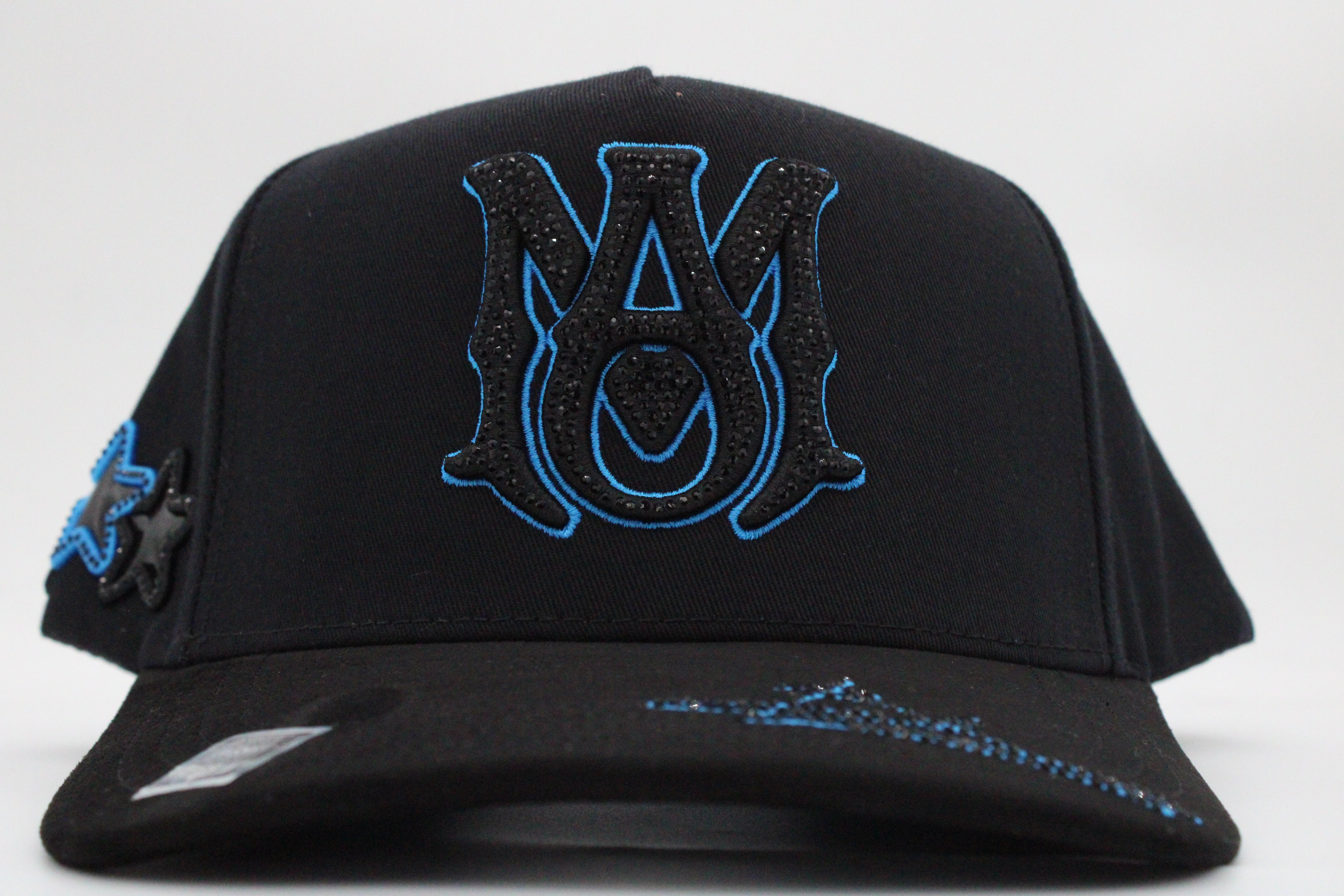 Gorra Bigg Boss Hats "Amiri Crystals Blue" – Teddy Hats